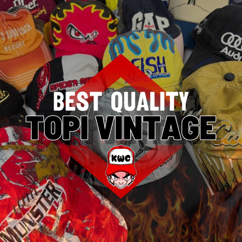Jual TOPI VINTAGE BEST QUALITY (CAPS,ROPEHAT,TRUCKER,BUCKETHAT,SNAPBACK ...