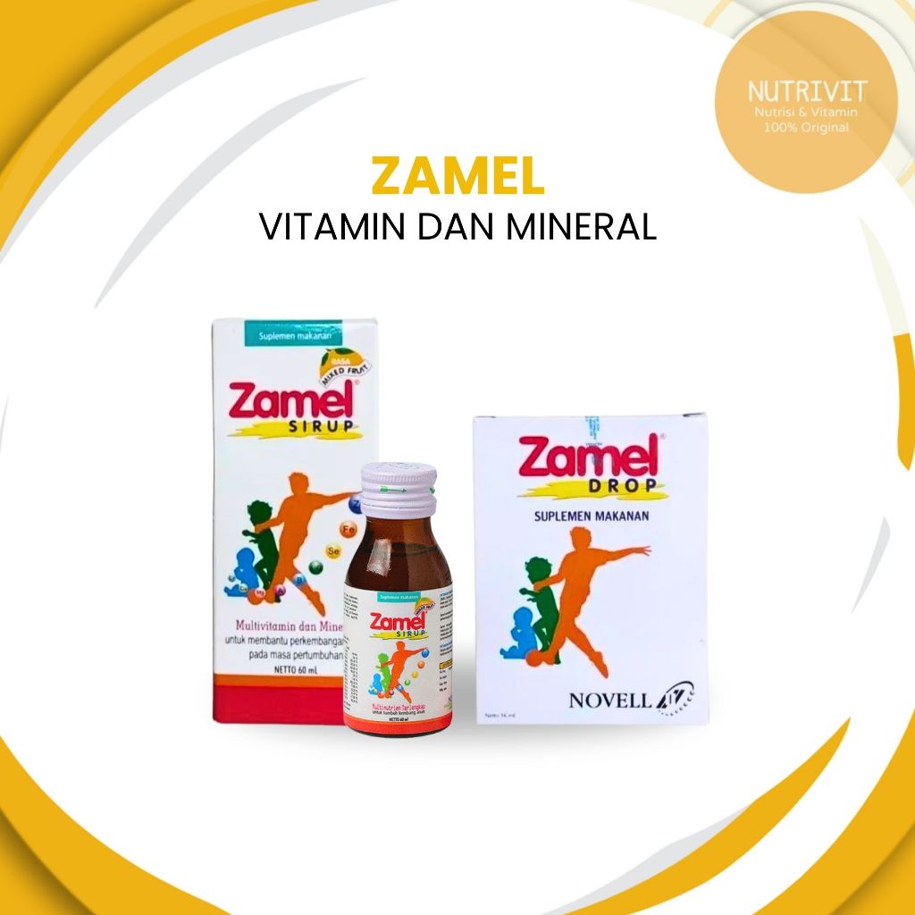 Jual ZAMEL DROP 16 ml / SYRUP 60 ML | Shopee Indonesia