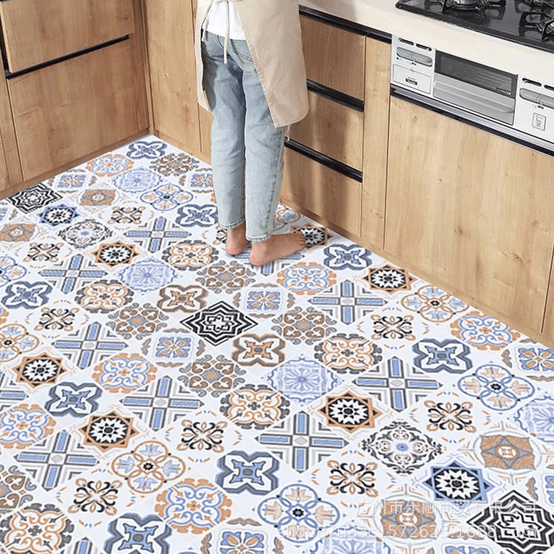 Jual Lantai PVC Stiker perekat diri Stiker Dinding Kamar Mandi Tahan ...