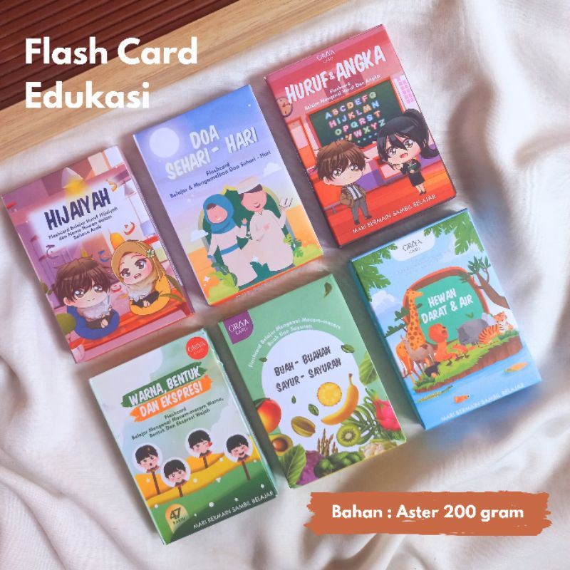 Jual Flash Card Edukatif Belajar Membaca | Kartu Edukasi Anak | Mainan ...