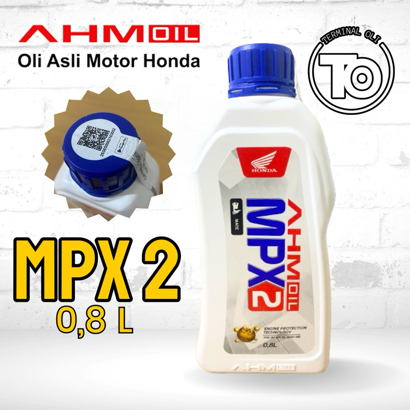 Jual MPX 2 BARCODE UNTUK MOTOR MATIC HONDA AHM OIL | Shopee Indonesia