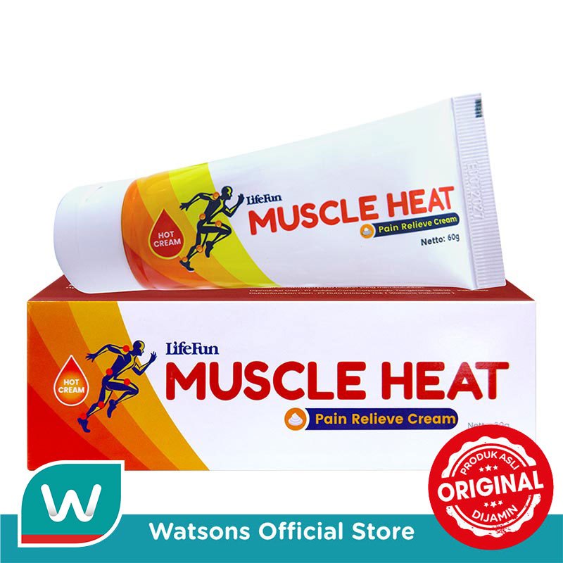 Jual Lifefun Muscle Heat Pain Relieve Cream 60g | Shopee Indonesia
