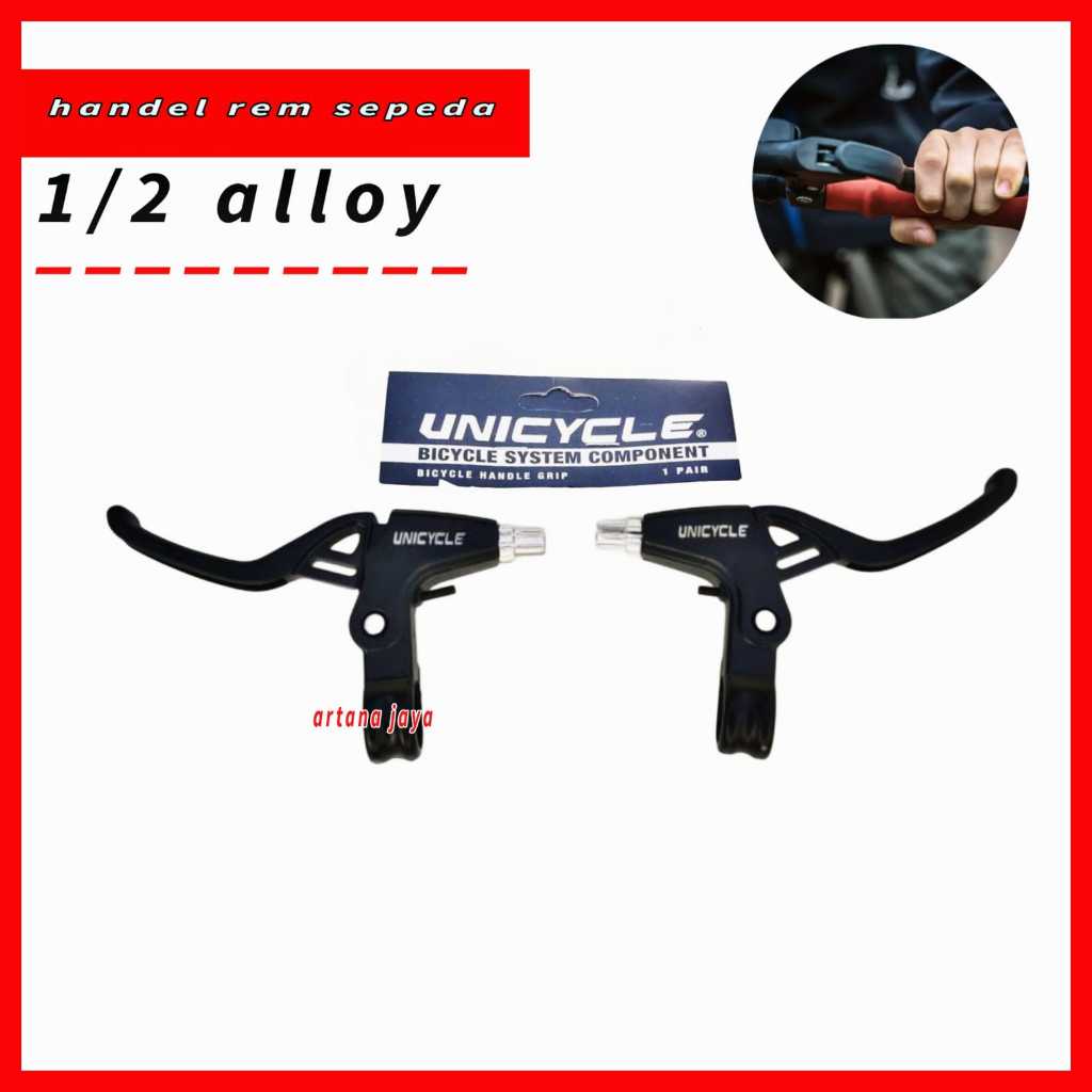 Jual handel rem sepeda 1/2 alloy unicyle / tuas rem sepeda cocok untuk ...