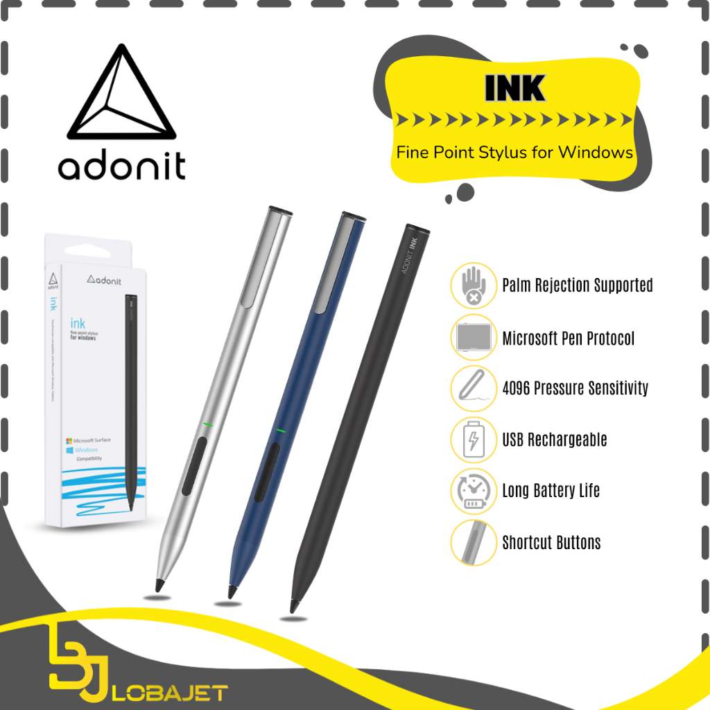 Jual ADONIT INK - Fine Point Stylus for Windows - Pena Stylus untuk ...