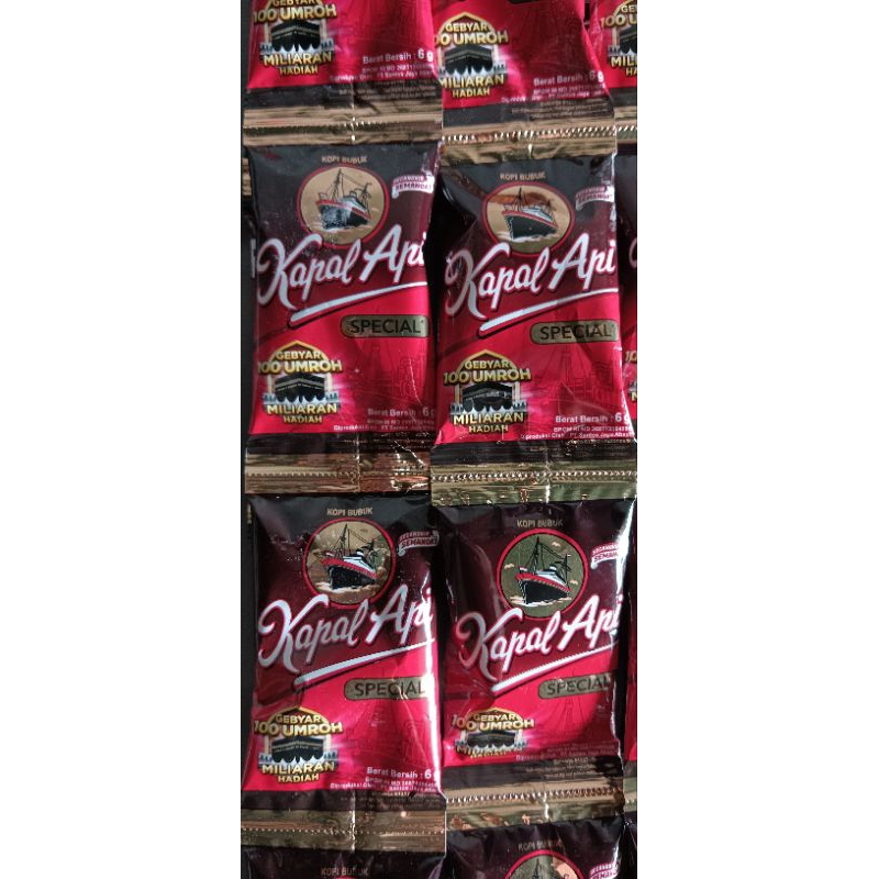 Jual Kopi Kapal Api Mini special 6gr (1 renceng 10pcs) | Shopee Indonesia