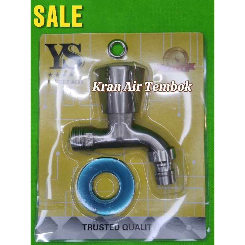 Jual Kran Air Tembok YS 1/2" Keran Tembok Stainless 304 Kran Cuci Dinding | Shopee Indonesia