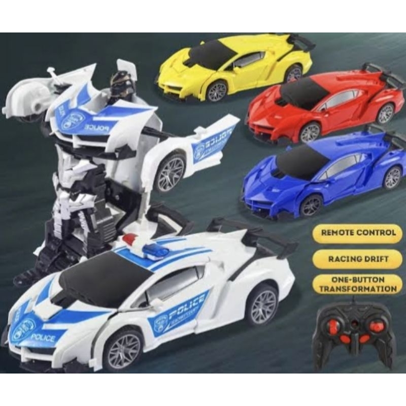 Jual (RC BATRAI CAS) MOBIL REMOT CONTROL RC LAMBORGINI JADI ROBOT ...