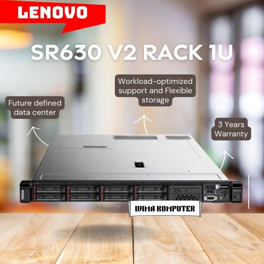 Jual Lenovo Thinksystem SR630 V2 Rack 1u XEON SILVER 4309Y-8CORE x1unit ...