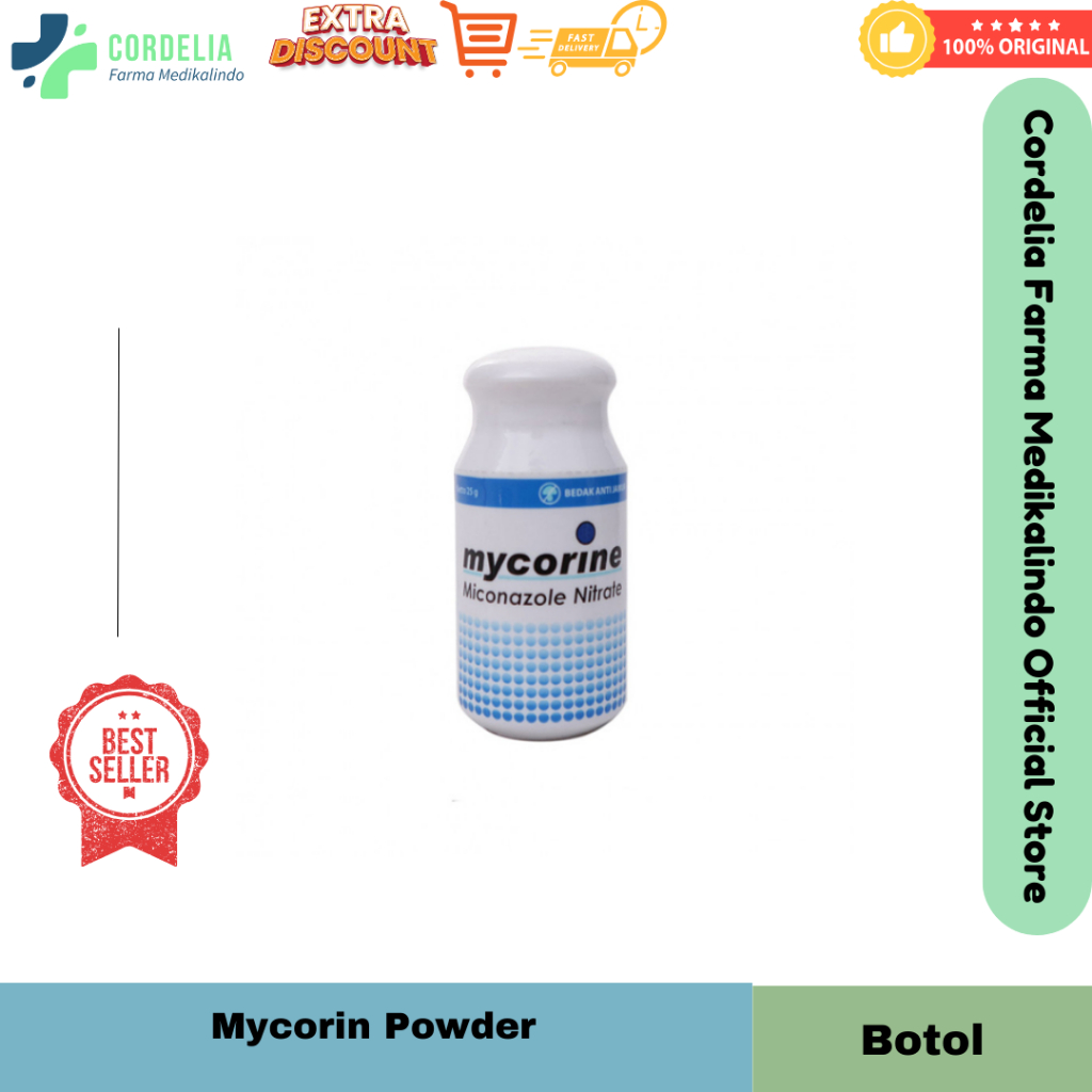 Jual MYCORINE 2% POWDER 25 G | Shopee Indonesia