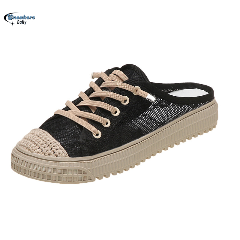 Jual Sepatu Sneakers Selop Casual Wanita Fashionable Casual Look Elegan ...