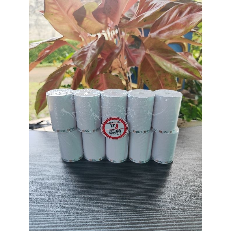Jual Kertas Struk Kasir EDC Logo BANK BNI 58/57x40mm Paket 10 Pcs ...