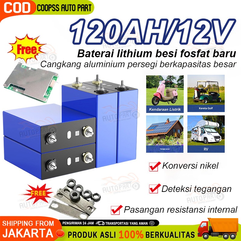 Jual 12V Lifepo4 Baterai 120AH UPS BMS CATL/BYD Lifepo4 Baterai 120AH ...