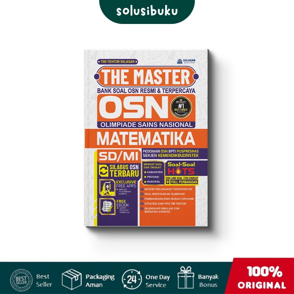 Jual Buku The Master Bank Soal OSN Matematika SD/MI (Selasar Media Utama) | Shopee Indonesia