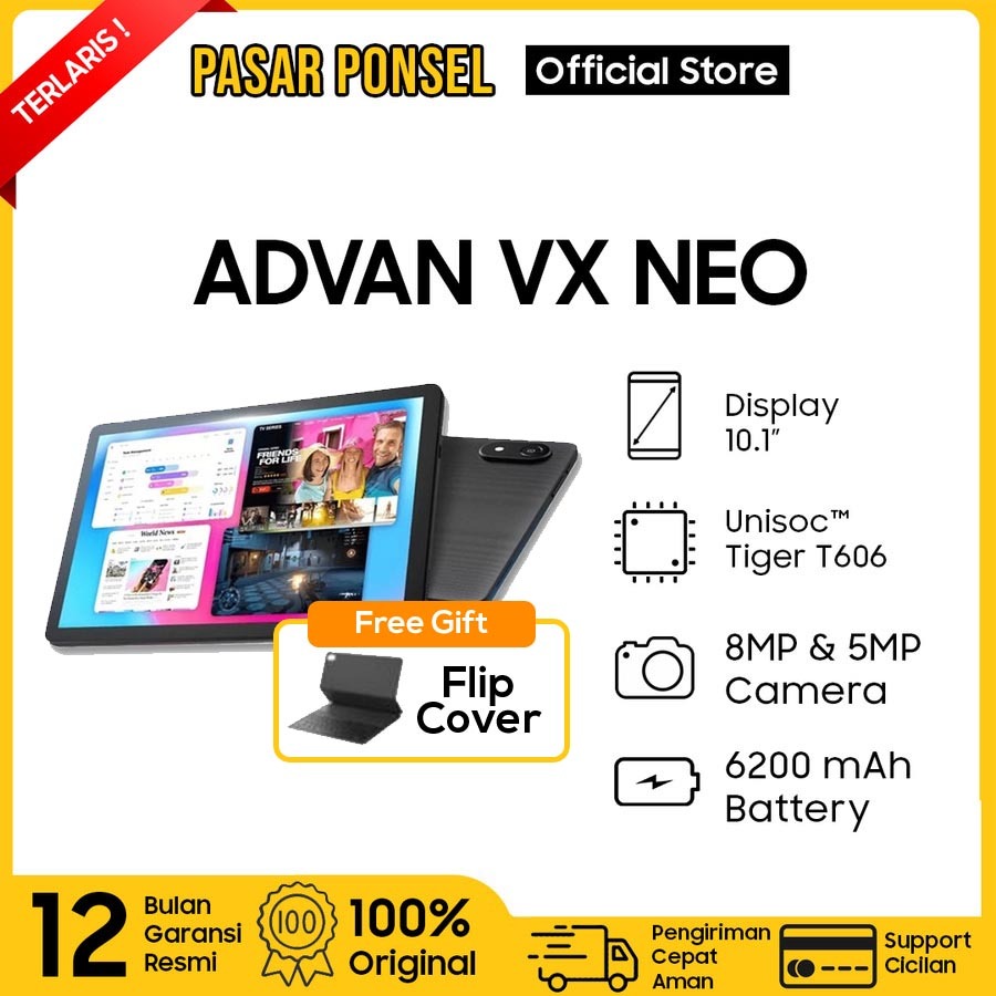 Jual ADVAN TAB VX NEO 4/128 GB GARANSI RESMI TERMURAH | Shopee Indonesia
