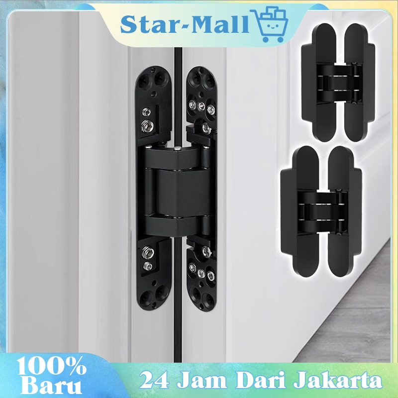 Jual Engsel Pintu Invisible Hinges Dengan Aksesori / Engsel Pintu Lipat ...