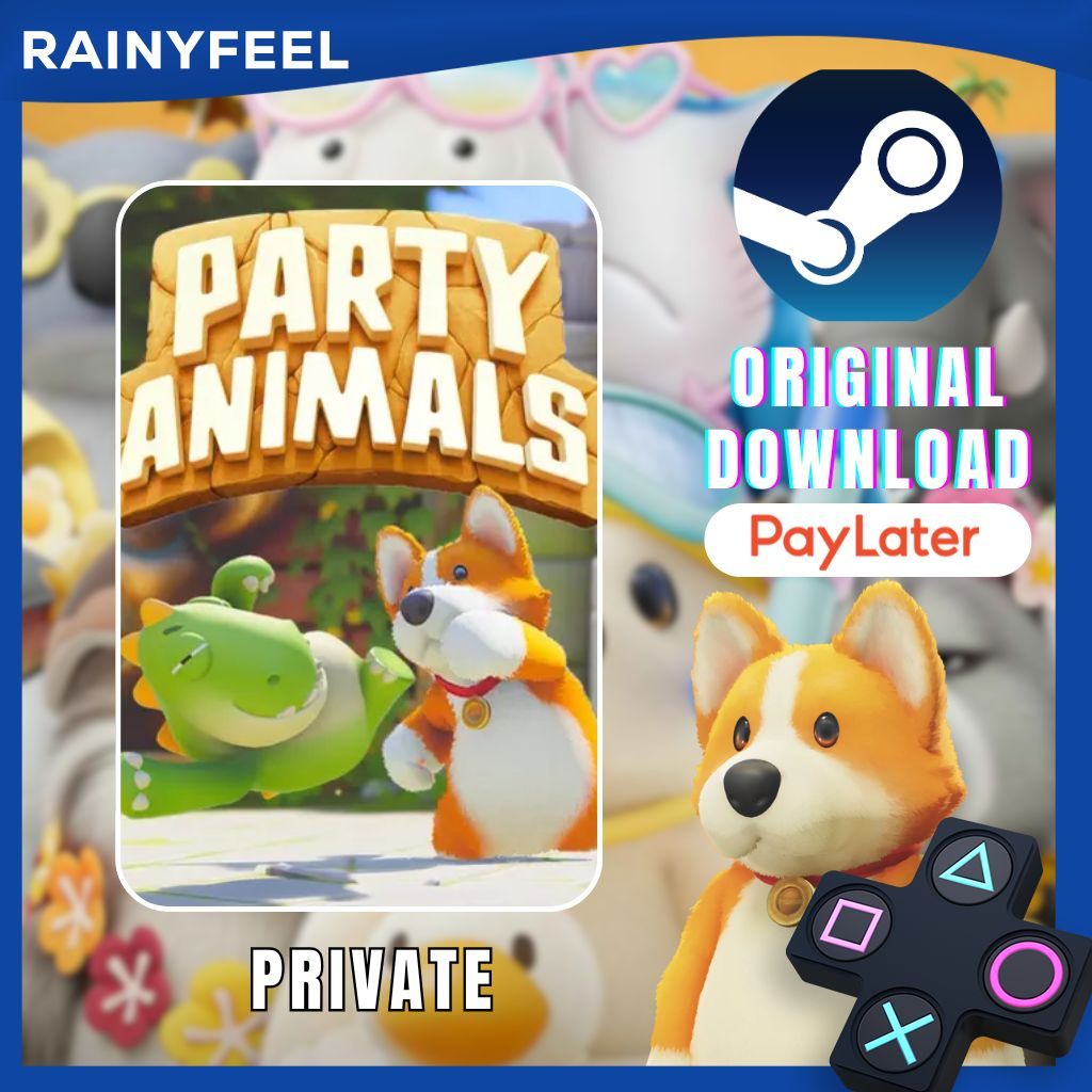 Jual [BONUS STEAM KEY] Party Animals STEAM / Fresh / 0 Hour / Game PC ...