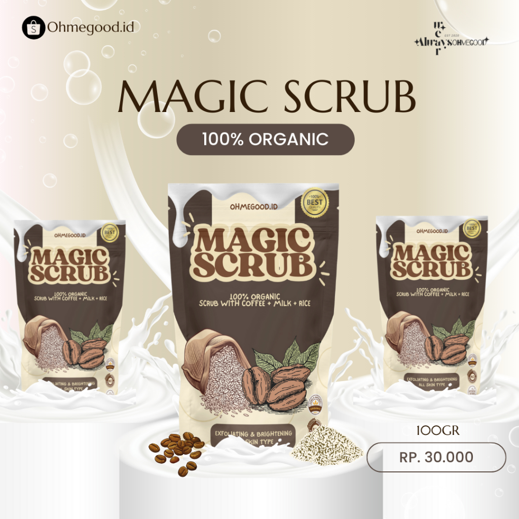 Jual MAGIC SCRUB - 100% ORGANIC | Shopee Indonesia
