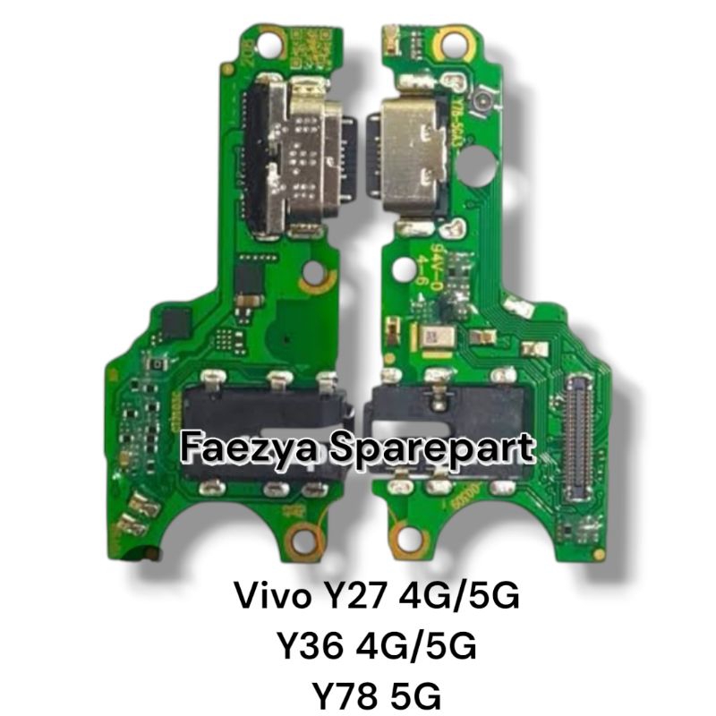 Jual PAPAN CONNECTOR CHARGER + MIC VIVO Y27/Y36 4G/5G/Y78 5G PAPAN CAS ...