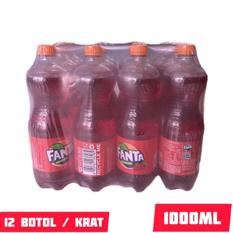 Jual Sekrat Minuman Fanta Sprite Cola Cola 12 Botol 1 Liter | Shopee Indonesia
