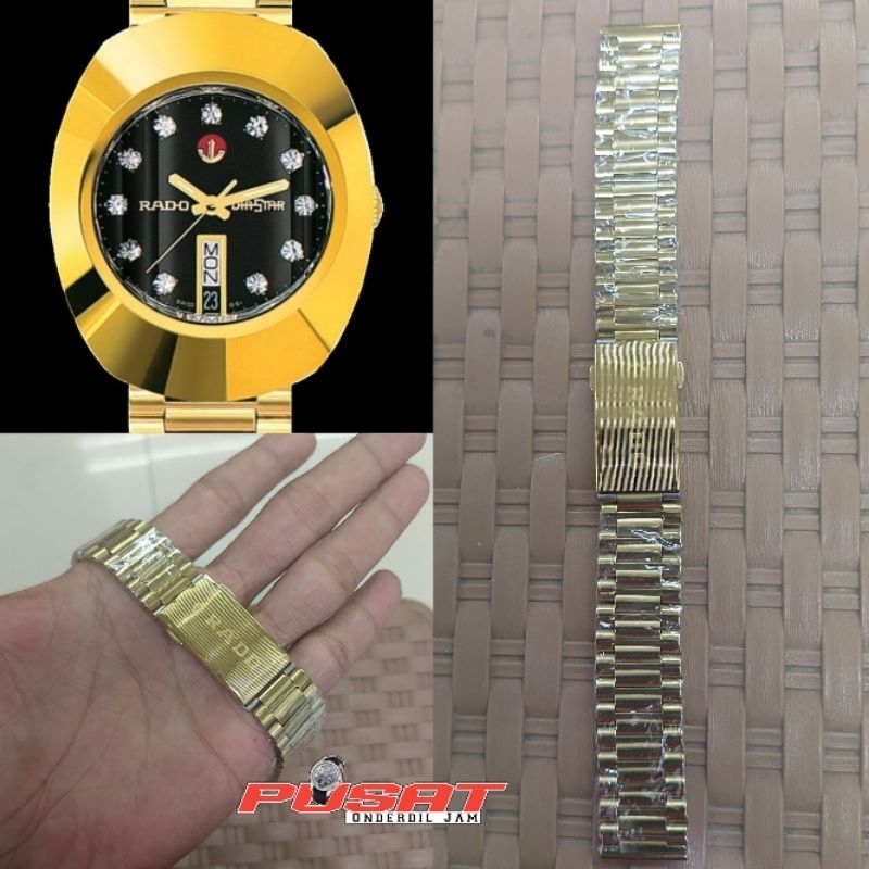 Jual Rantai Jam Tangan Rado Diastar Buckle model Per | Shopee Indonesia