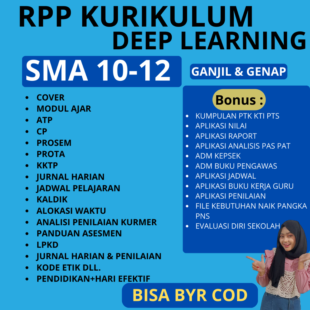 Jual RPP KURIKULUM DEEP LEARNING SMA - PERANGKAT PEMBELAJARAN KURIKULUM ...