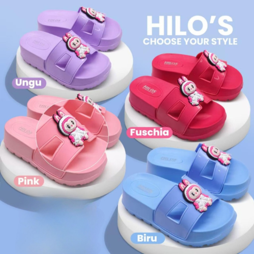 Jual Sandal Labubu Sendal Labubu Model Slip On untuk Anak Laki-laki dan ...