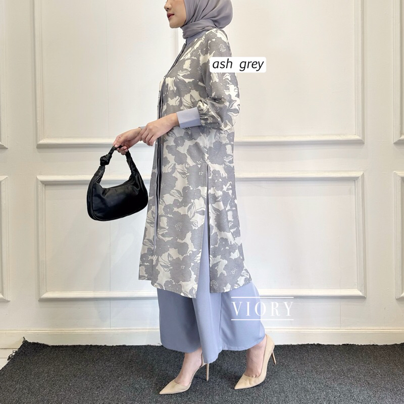 Jual JELITA SET / Set Katun Burnout / seragam hari raya / slit tunik ...