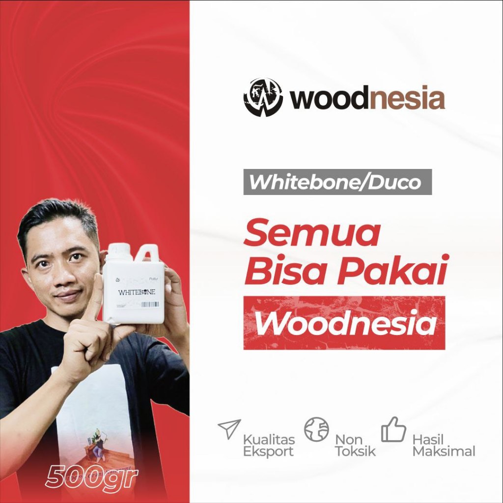 Jual Cat Duco Putih Cat Kayu Dasar Politur Kayu Putih Bisa Untuk Besi ...