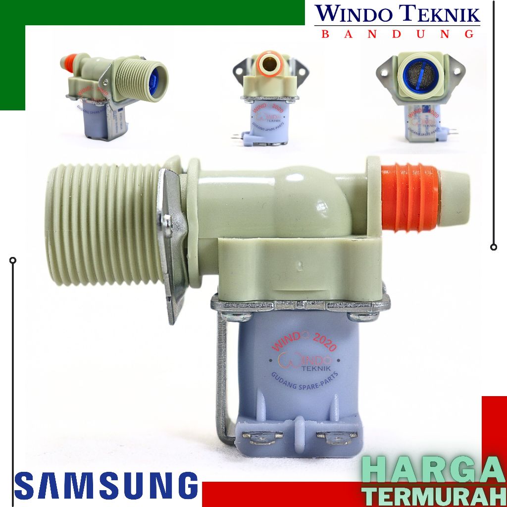 Jual SELONOID MESIN CUCI SAMSUNG 1 TABUNG | INLET VALVE / WATER INLED ...