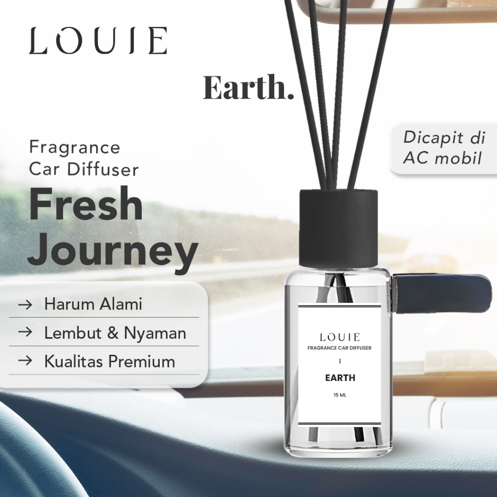 Jual Louie Parfum Pengharum Pewangi Mobil Car Diffuser Earth Mewah ...
