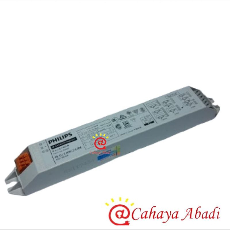 Jual PHILIPS Ballast Electric EBCi 1-2 36W /1-4 18W Electronic Ballas ...