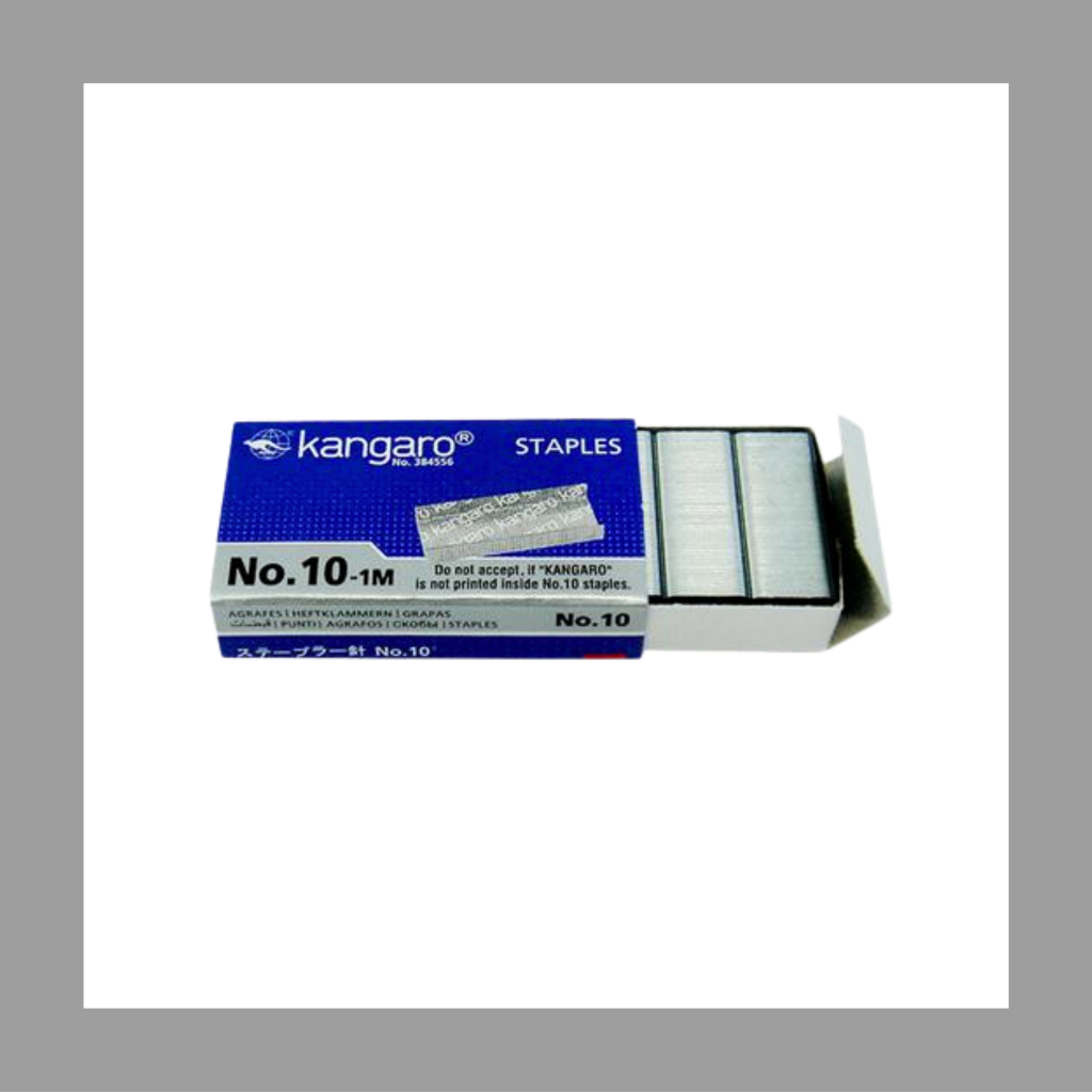 Jual Isi Staples No. 10 Kangaro / Isi Staples Kecil (Kotak Kecil ...