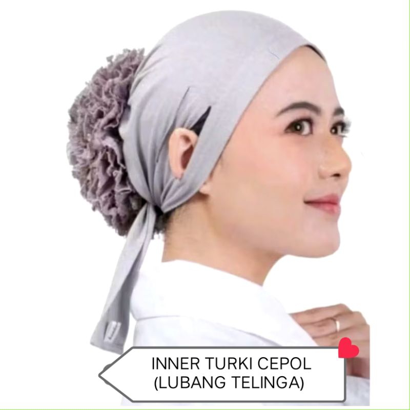 Jual PROMO INNER HIJAB TURKI PREMIUM Ciput TURKEY/ Cepol Jilbab Jersey ...