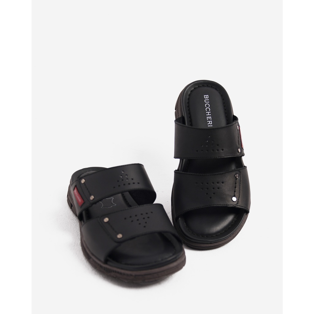 Jual Buccheri Eucla Sandal Men Black | Shopee Indonesia