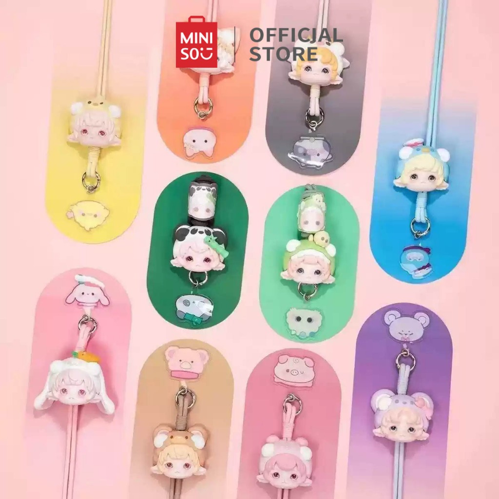 Jual Miniso Rice Roll's Pajama Party - Hanging Rope Blind Box | Shopee ...