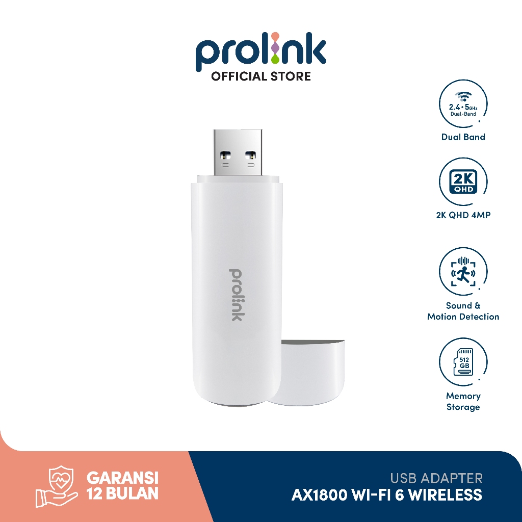 Jual Prolink AX1800 USB Wifi 6 Adapter | Wireless Dual-Band Dongle | Shopee Indonesia