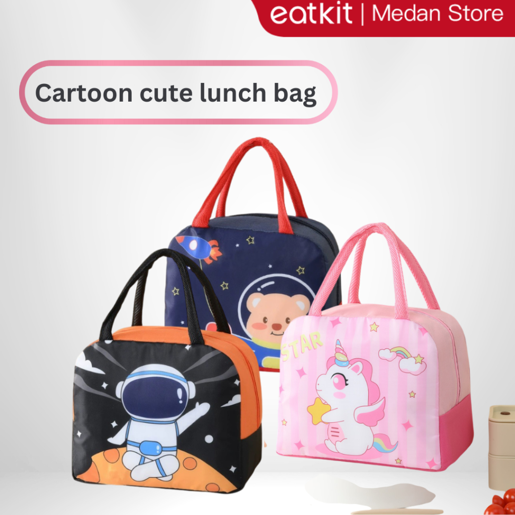 Jual [Medan Ready Stock] Eatkit Tas Bekal Kartun Tas Tempat Makan ...