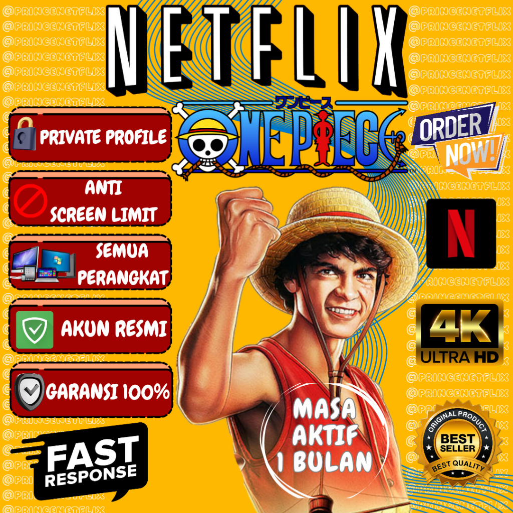 Jual NETFLIXXX PREMIUM ULTRA HD 4K 1 BULAN FULL GARANSI 100% TERBAIK | Shopee Indonesia