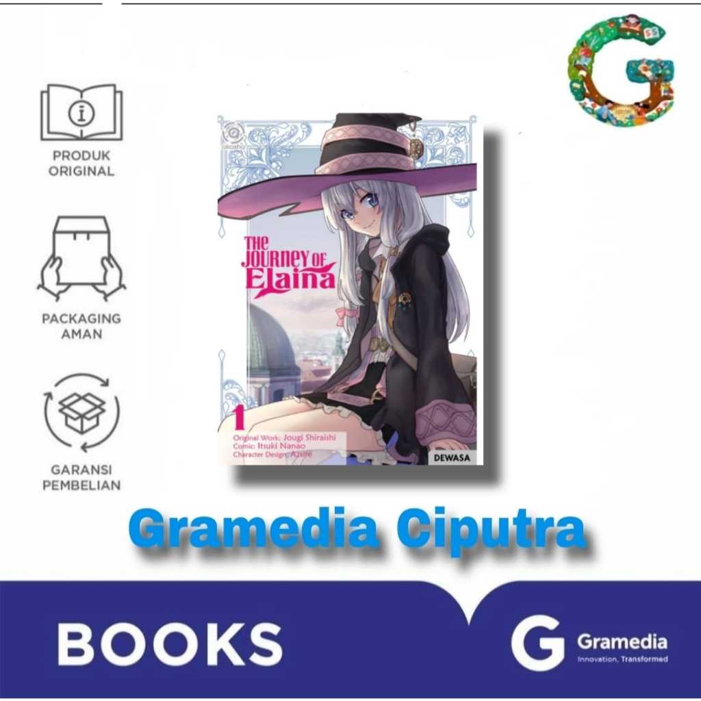 Jual GRAMEDIA CIPUTRA - Komik AKASHA : The Journey of Elaina 01 By ...