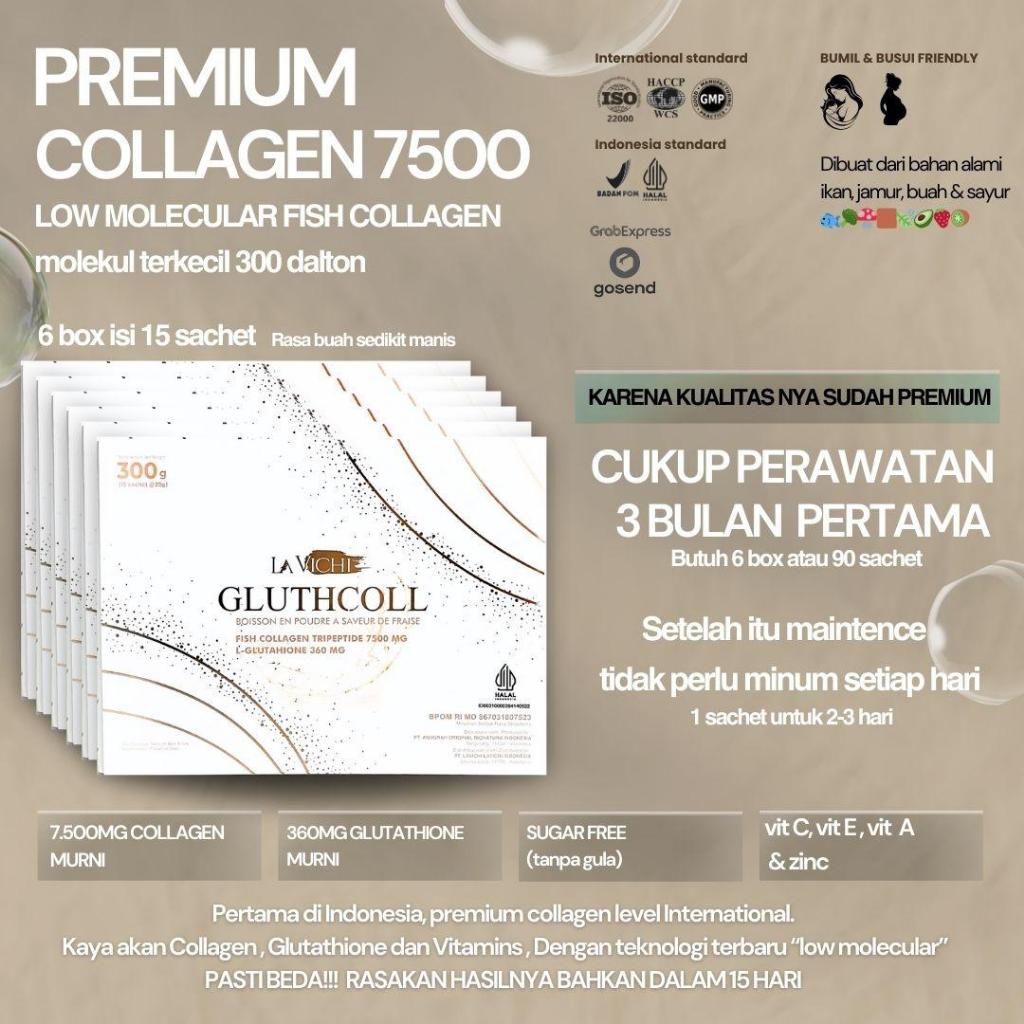 Jual La Vichi Gluthcoll 3 Months Treatment "Super White & Glow ...