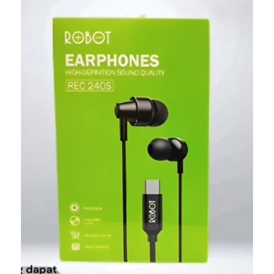 Jual Earphones Robot Type-C REC240S | Shopee Indonesia