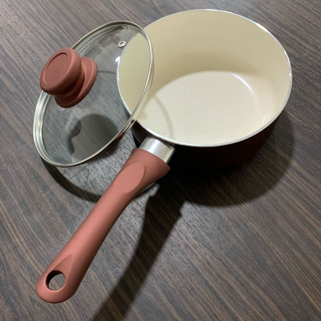 Jual Tango Panci Sauce Pan 18cm Panci Anti Lengket Marble Granit Sauce ...