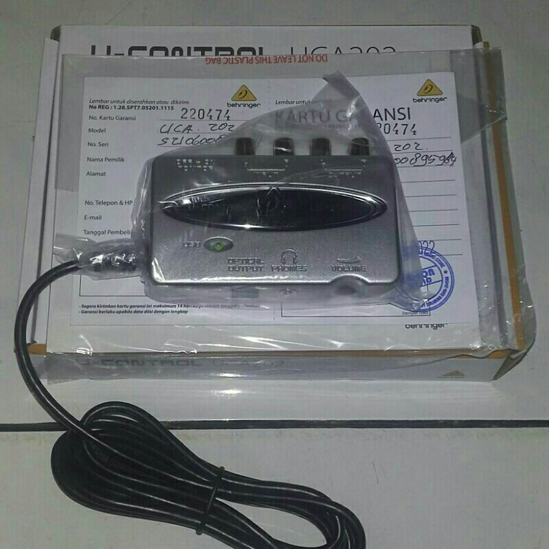 Jual Behringer UCA202 USB Soundcard | Shopee Indonesia