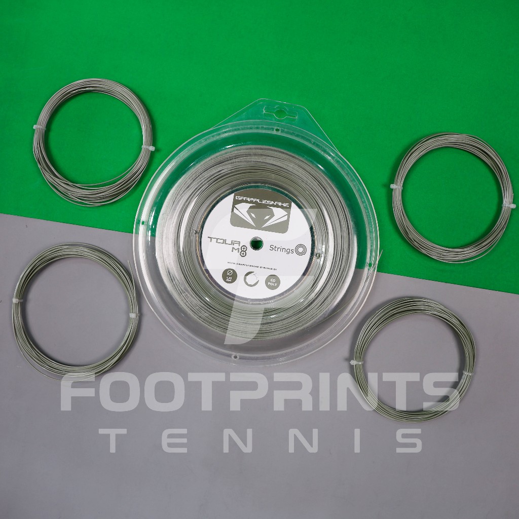 Jual Grapplesnake Tour M8 Olive Green Senar Raket Tenis Tennis Strings ...