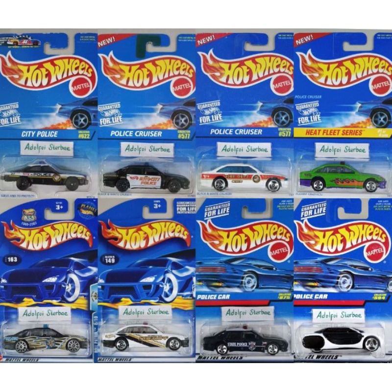 Jual hotwheels hot wheels police car police cruiser roll patrol heat ...