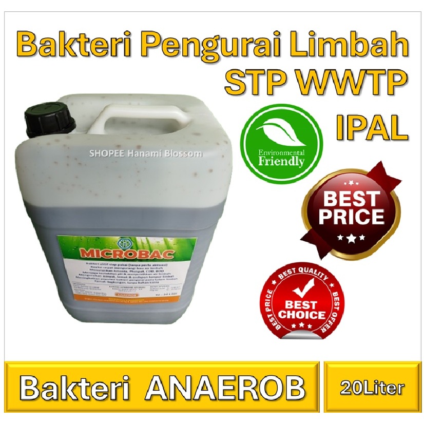 Jual Bakteri Anaerob Cair Organik Microbac Pengurai Limbah IPAL STP ...