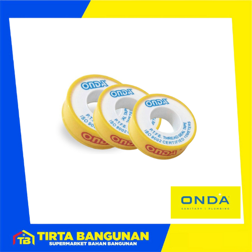 Jual ONDA SEAL TAPE 10M 12MM ST 01/ LAPISAN ULIR DRAT | Shopee Indonesia