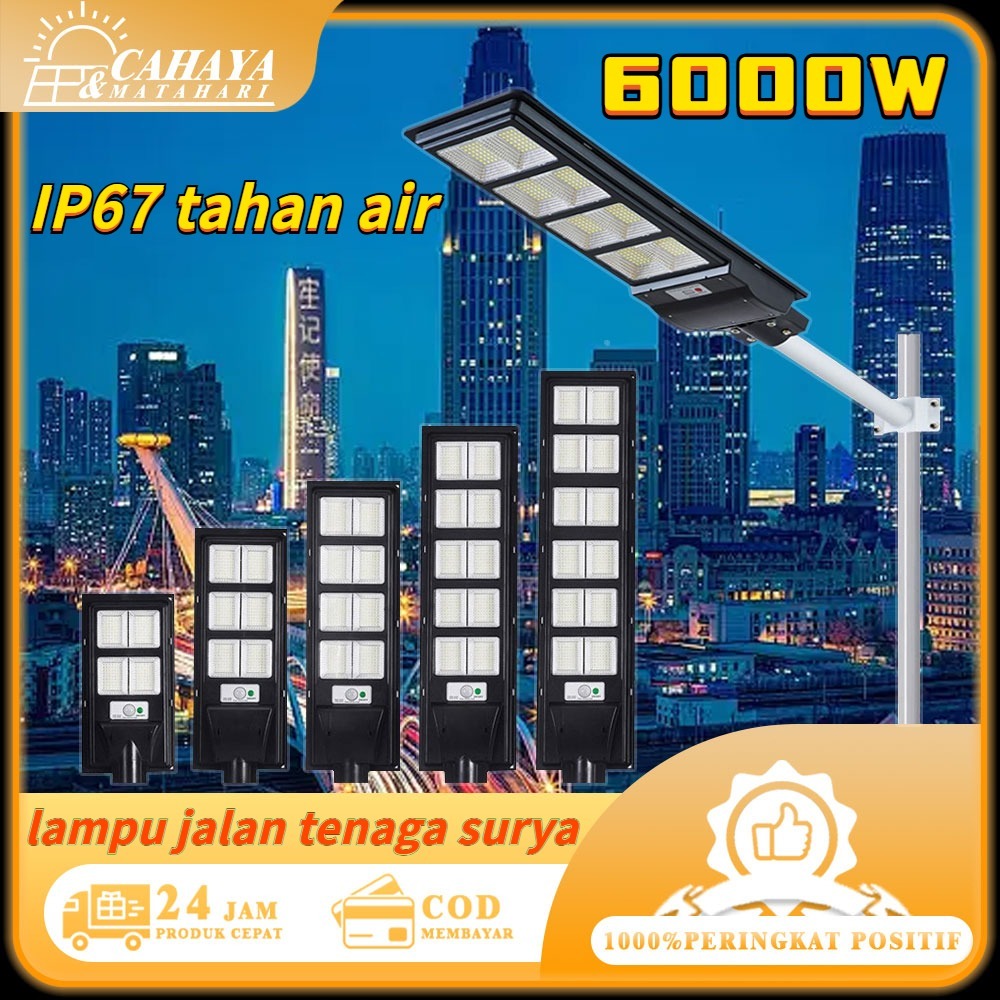 Jual 6000W lampu jalan tenaga surya IP67 tahan air lampu tenaga surya ...