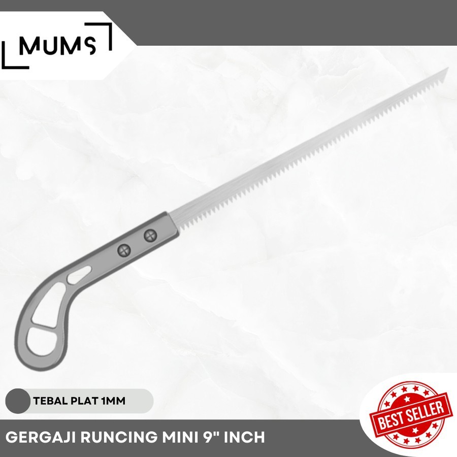 Jual Gergaji Runcing Mini 9" Inch Potong Dahan Ranting Pohon Kayu ...