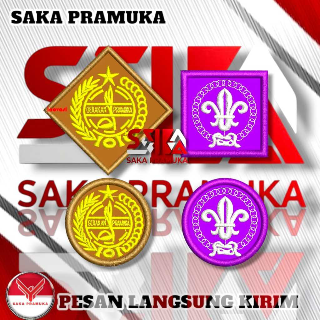 Jual Logo bordir kitri pandu tunas pelantikan pramuka | Shopee Indonesia